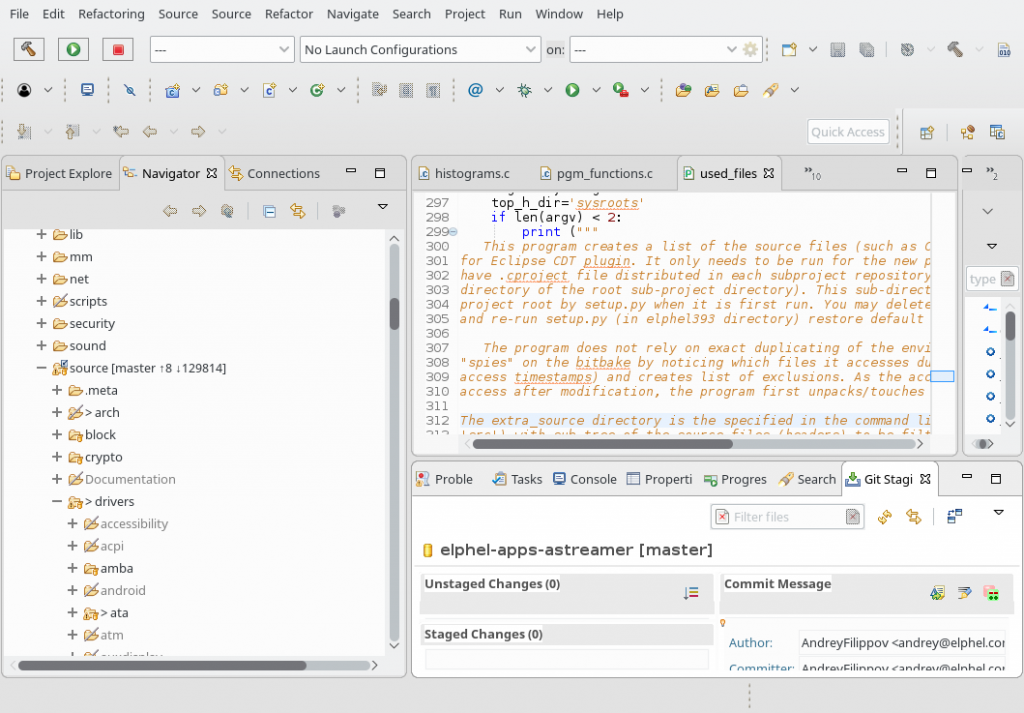 Elphel Development Blog Developing With Eclipse Cdt And Yocto Linux 6678